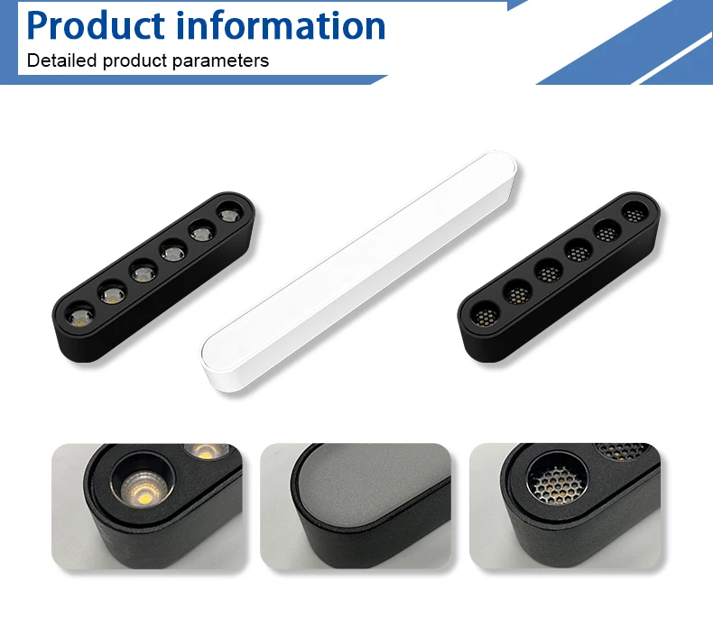 Low Voltage Dc24v Rail Dimmable Tracking System 6w 12w 18w Led Magnetic ...