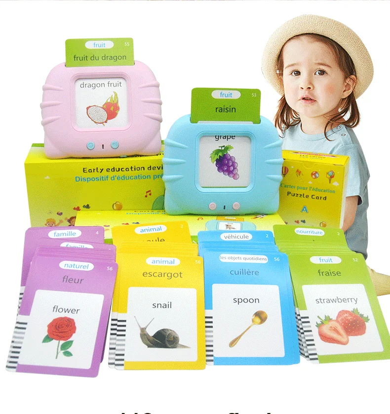 Custom Cognitive Double-side Interactive Device 112 Pcs Cards Speech ...
