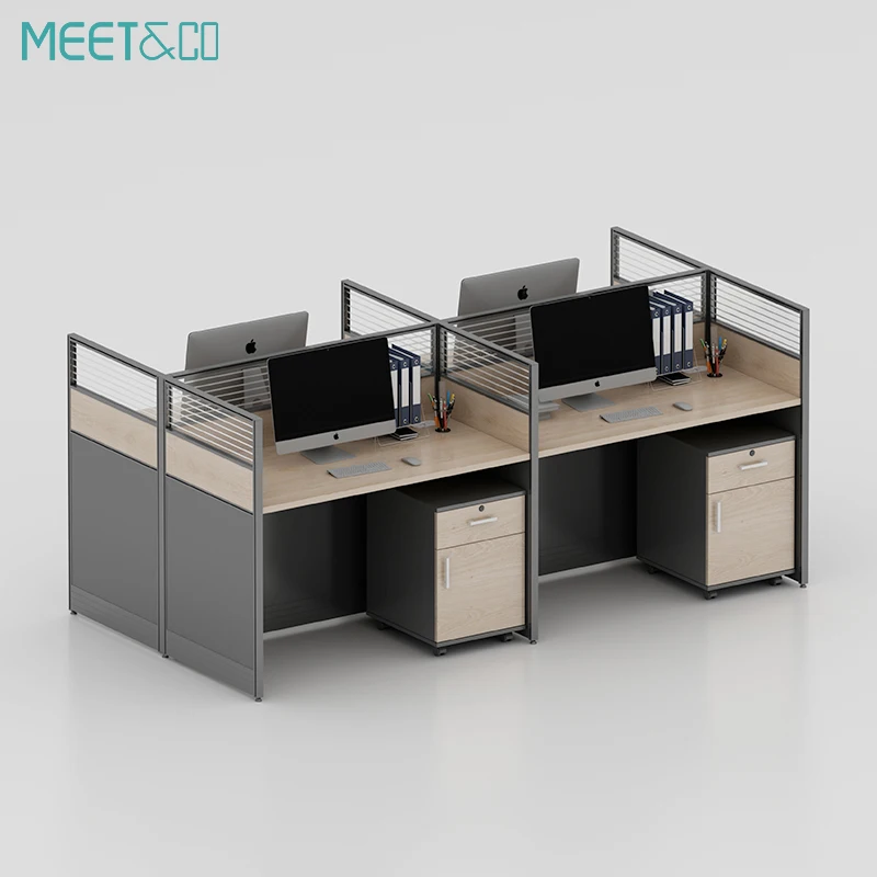 Alibaba.com: Soundproof 3 4 5 person modular office workstation table ...