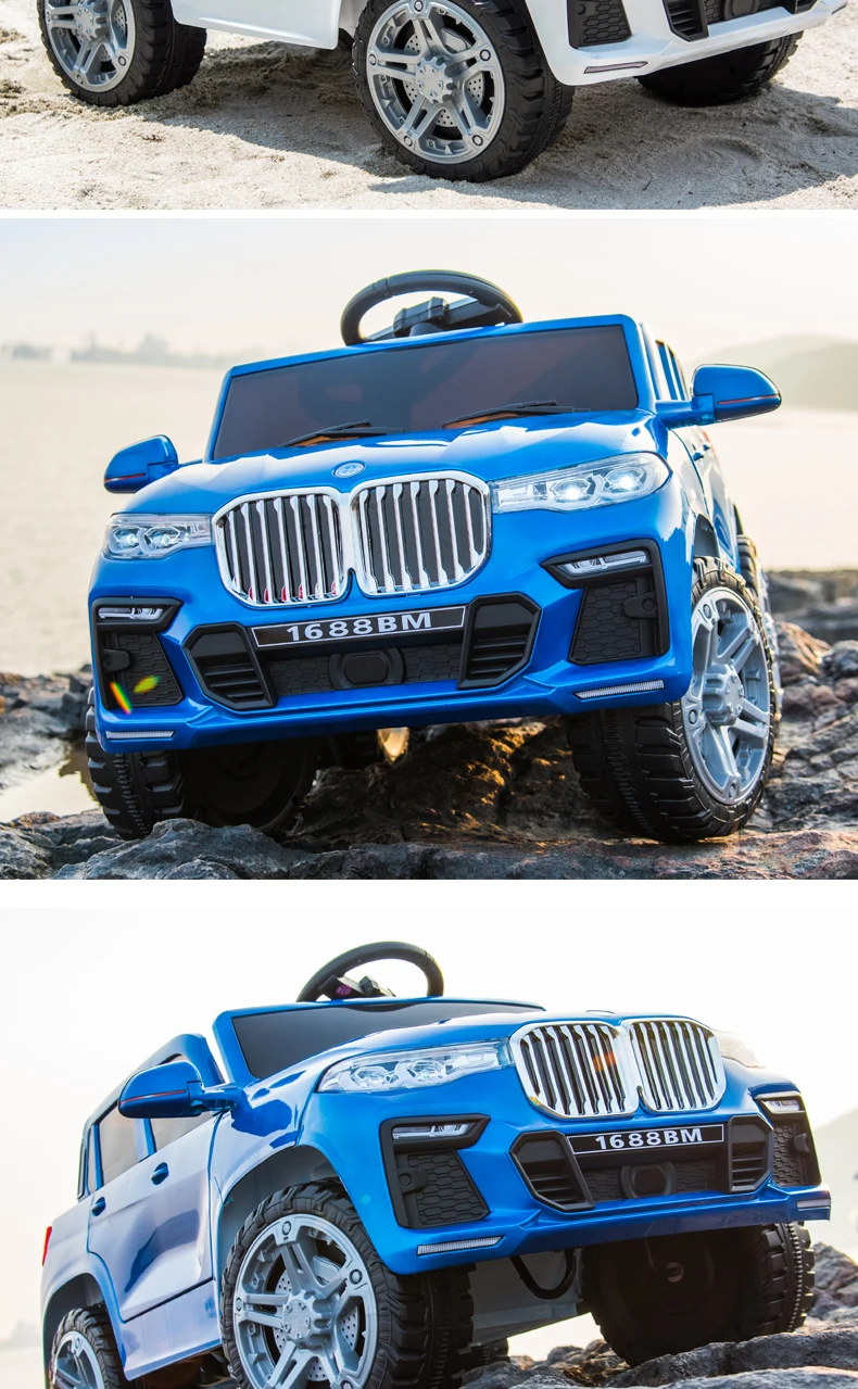 Kids Electric Car With Remote Control Large Two Seat Design And 4-wheel ...