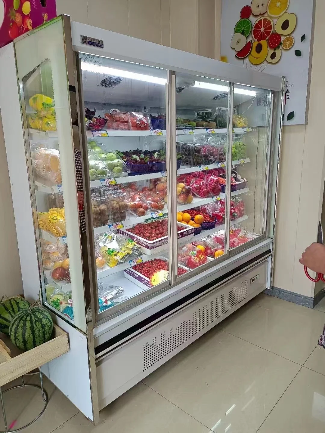 Byron Supermarket Commercial Showcase Refrigerator