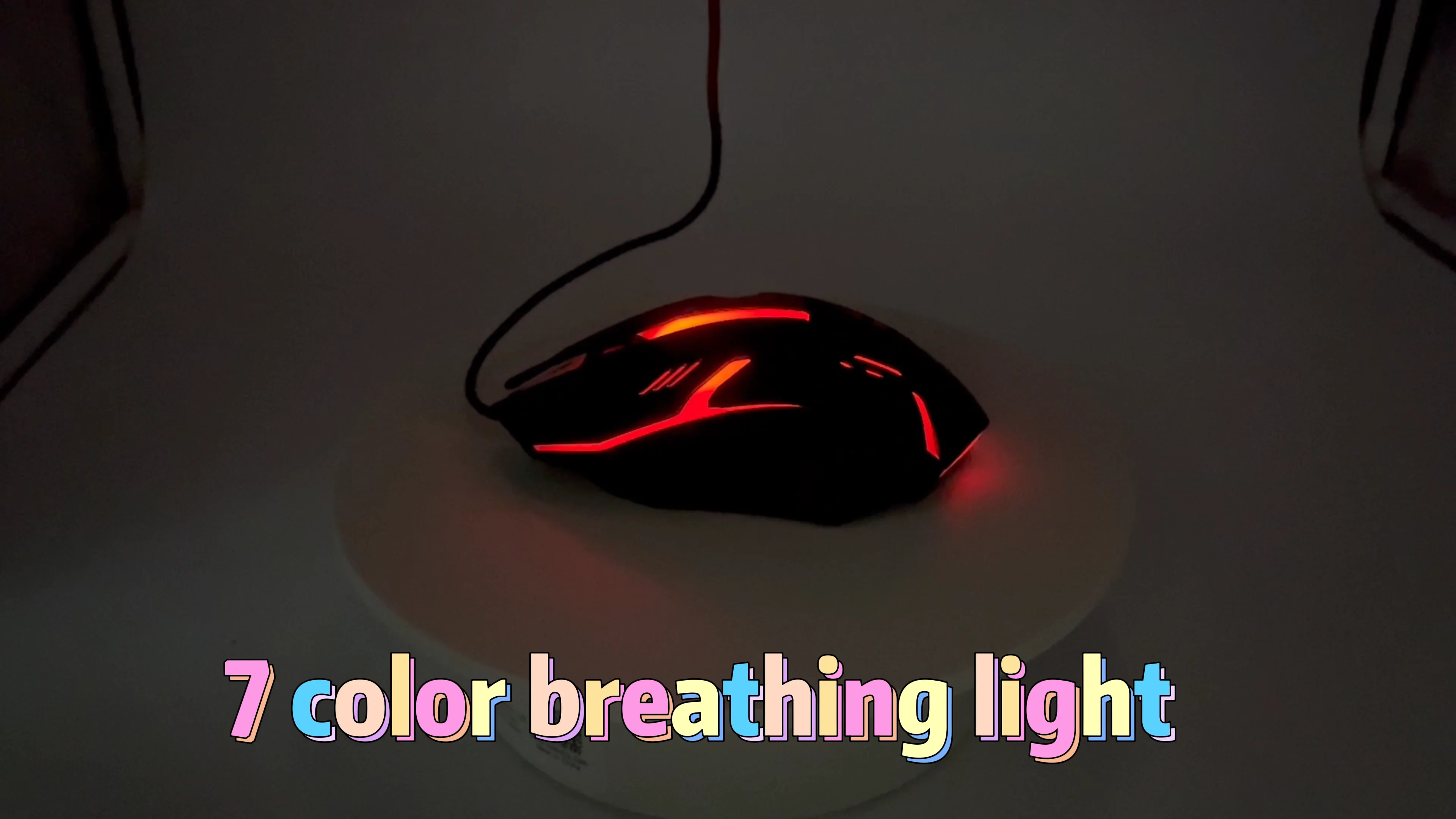 Popular 7 Colors Breathing Light Led Gaming Mouse Wired Usb Optical 1 ...