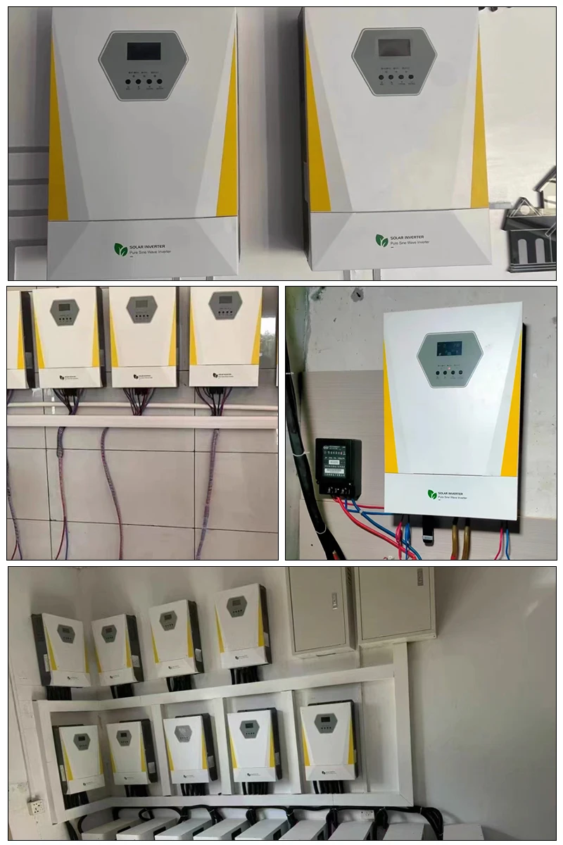 OEM Hybrid Solar Off-Grid Inverter 6200W 6.2kw Built-in Mppt Pure Sine ...