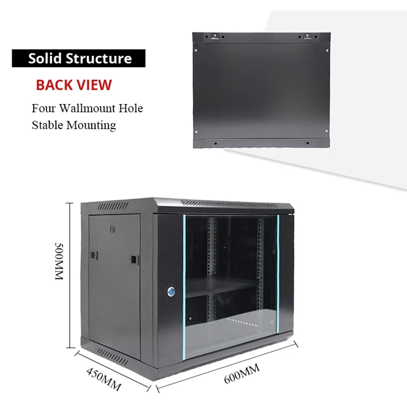 19 Inch Telecom Network 9u Rack 9u Server Cabinet 9u Network Server ...