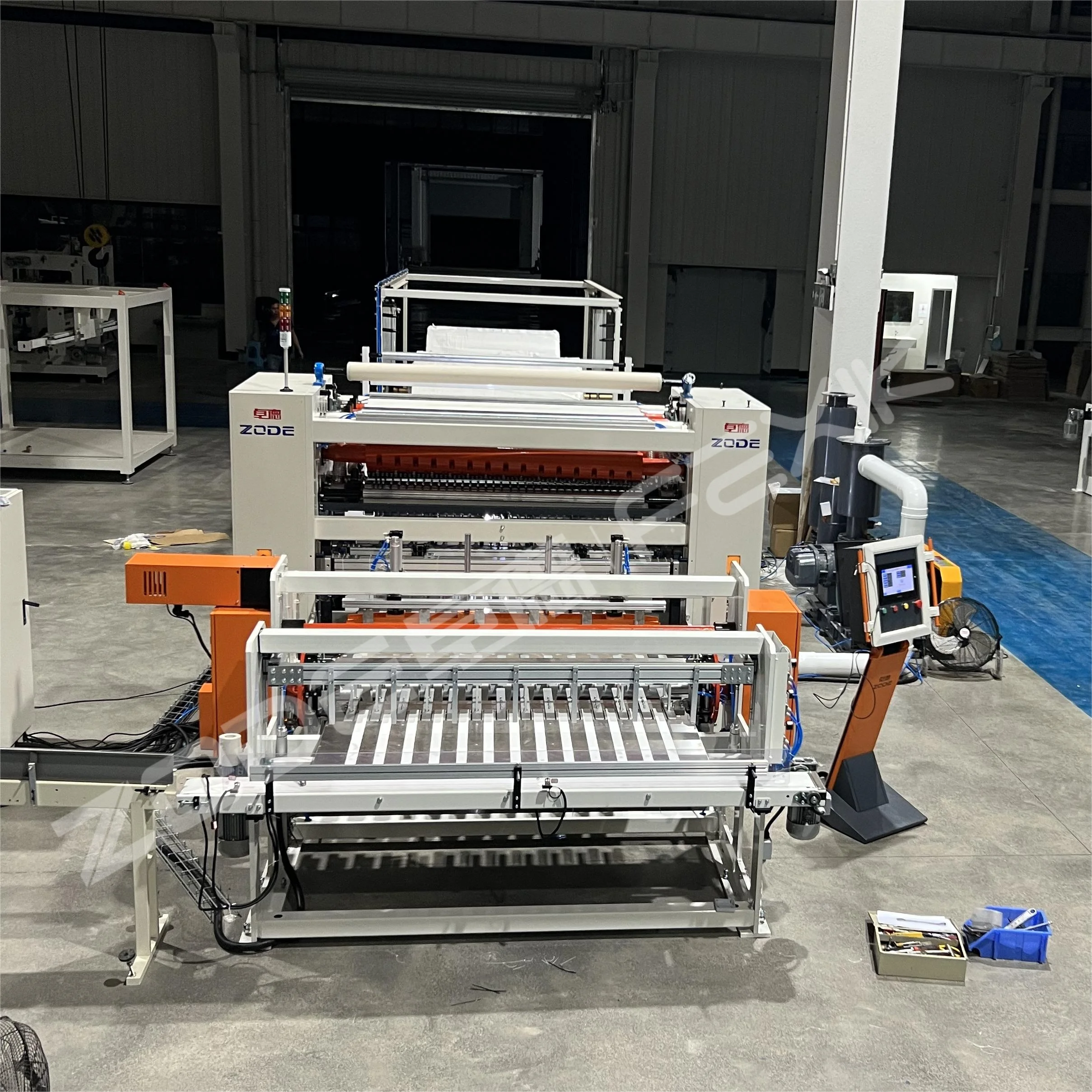 ZD-V7L Facial Tissue V-fold Production Line Automatic 130m Tissue V ...