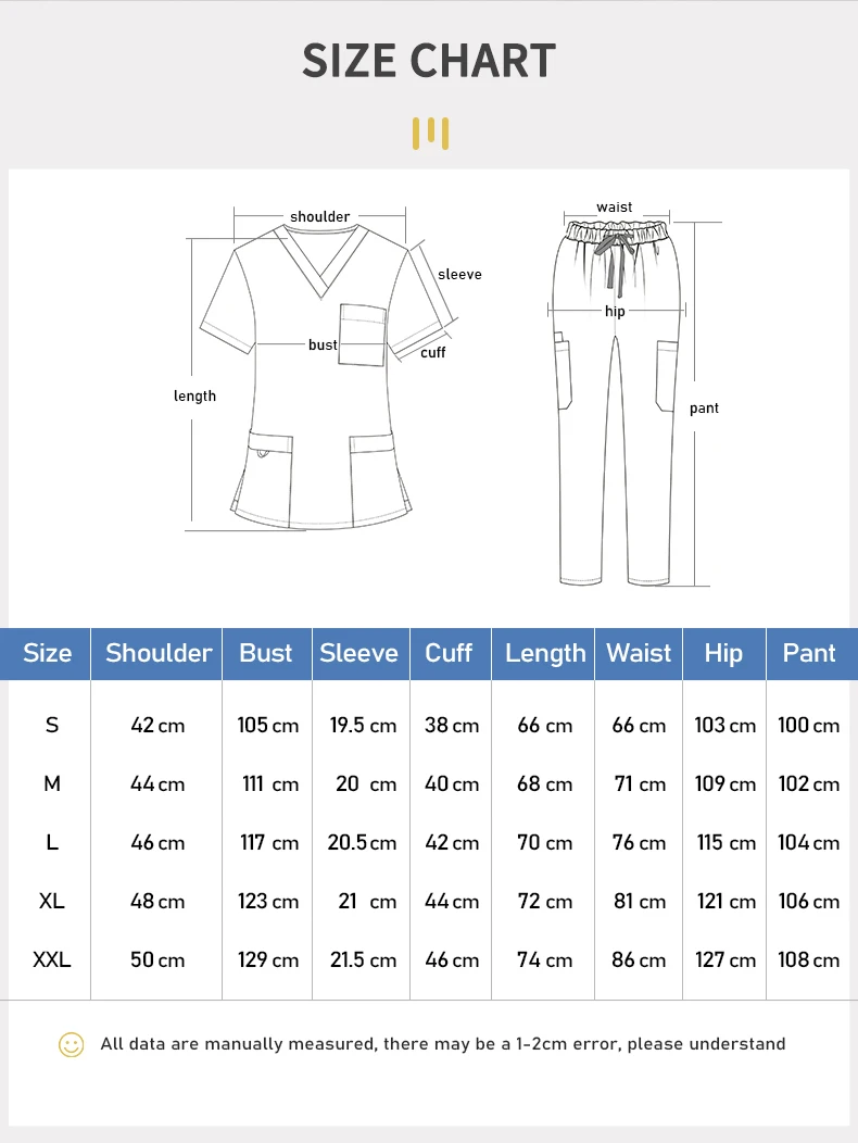 2025 Top Selling White Color Medical Nursing Scrub Uniform Sets ...