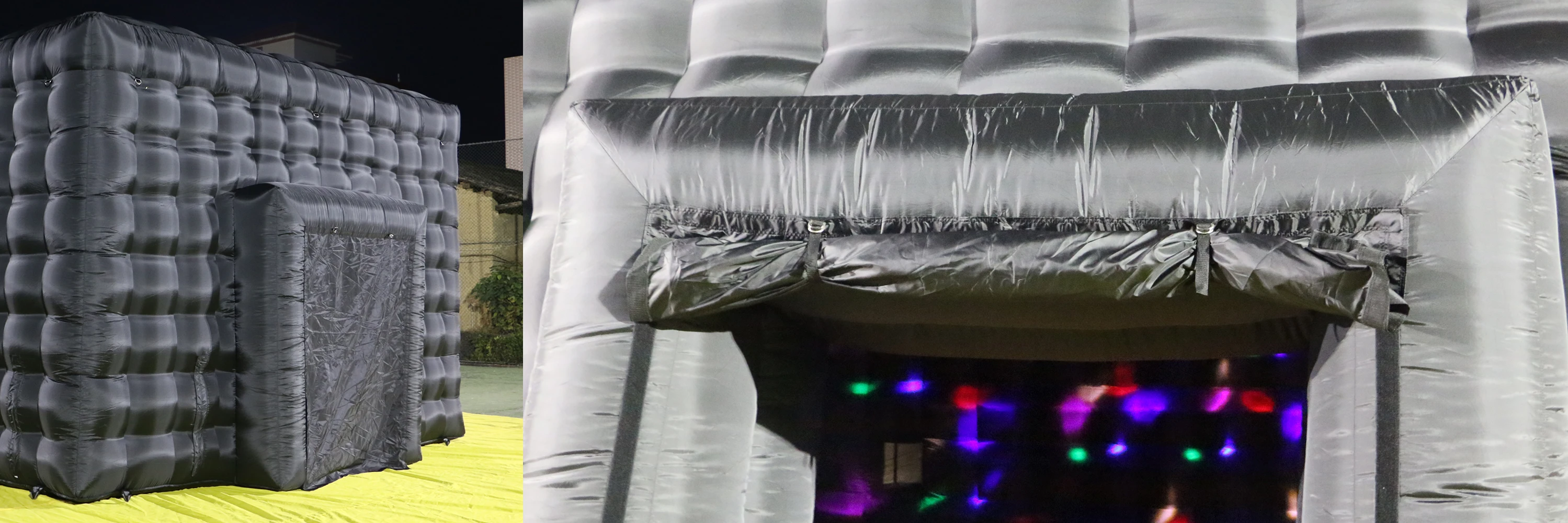 28x18ft Large Black Blow up Inflatable Nightclub for Events