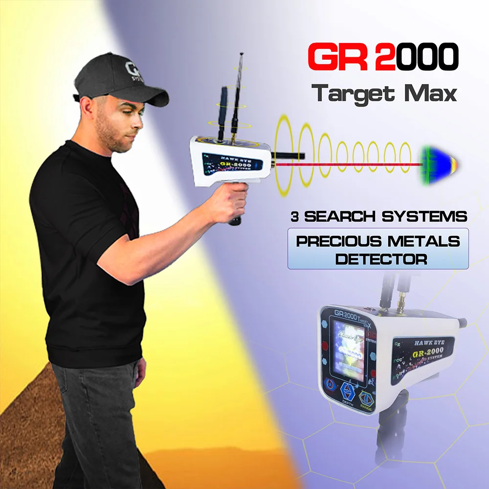 BLACK HAWK GR2000 Metal Detector - Deep & Long Range Detection
