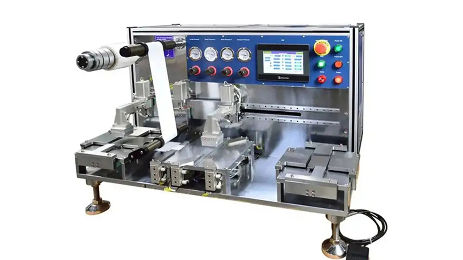 Lab Semi-automatic Pouch Cell Separator Film Stacking Machine Electrode ...