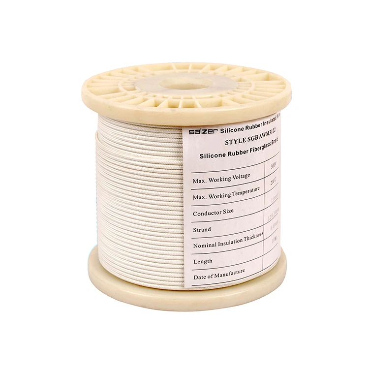 SALZER 300V 1.5 Sqmm High Temperature Silicone Rubber Fiberglass Wire ...