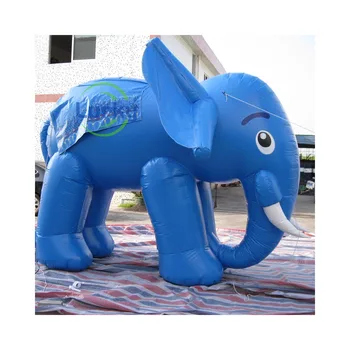 Large Model Elephant Cartoon Character Inflatable Air Toy Direct From ...