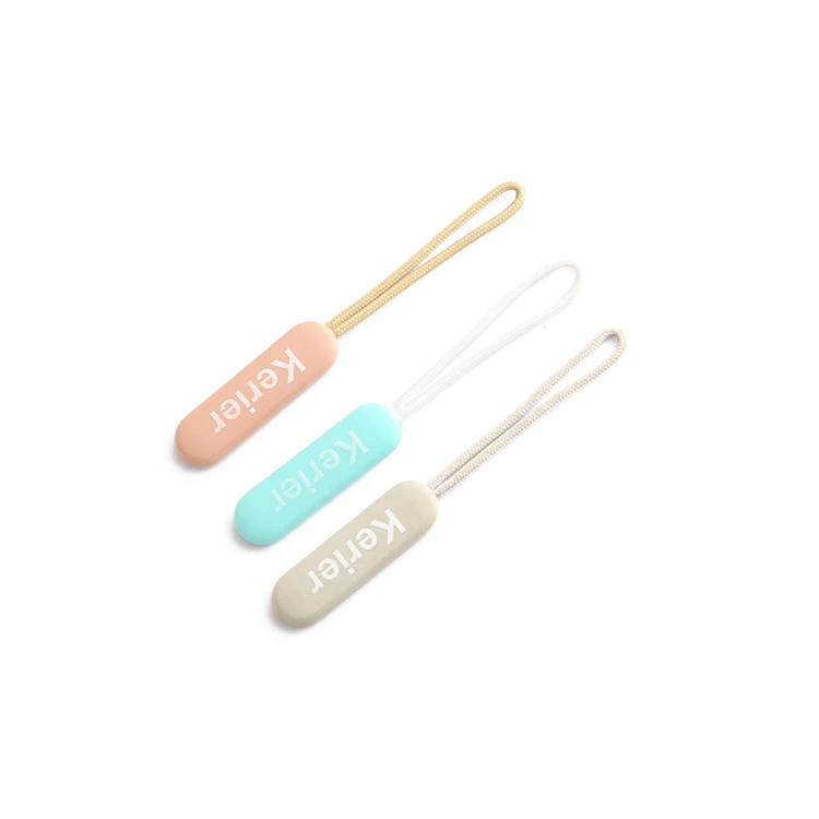 Customizable Soft PVC Zipper Pulls - Durable & Colorful