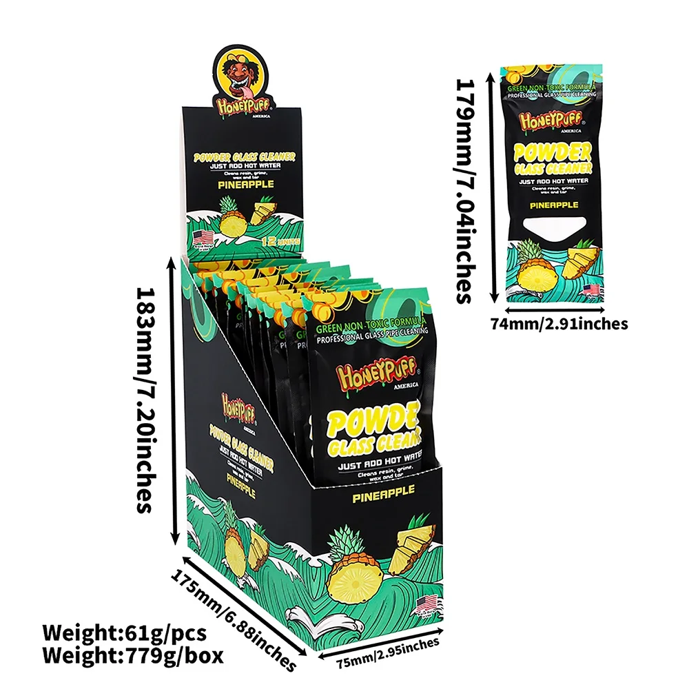 Fruit Flavored Glass Cleaning Powder 180mm Long And 76mm Wide - Buy ...