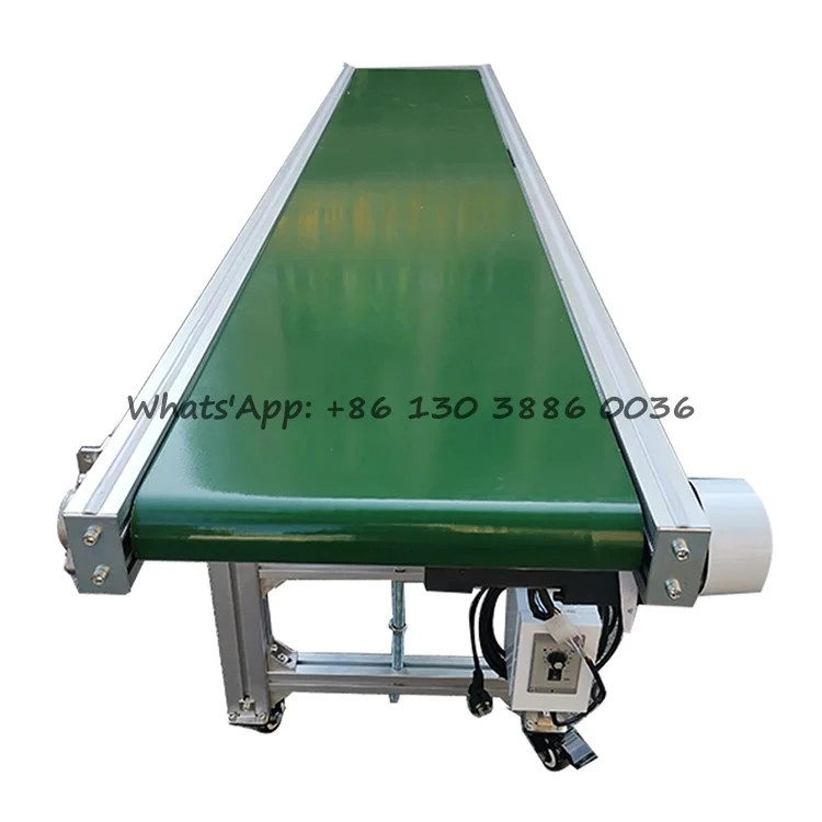 Standard Multi-purpose 60w Mini Modular Adjustable Height Belt Conveyor ...