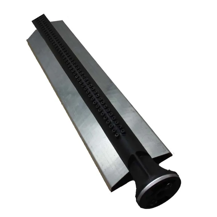 Cast Iron Burner W/Deflector Shield Straight Burner For Pizza Oven Gas ...