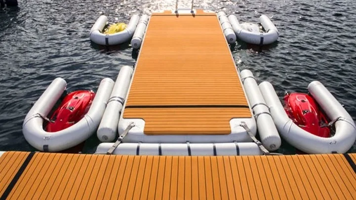 Factory Price Inflatable Dock Floating In Water Sports Inflatable Water ...