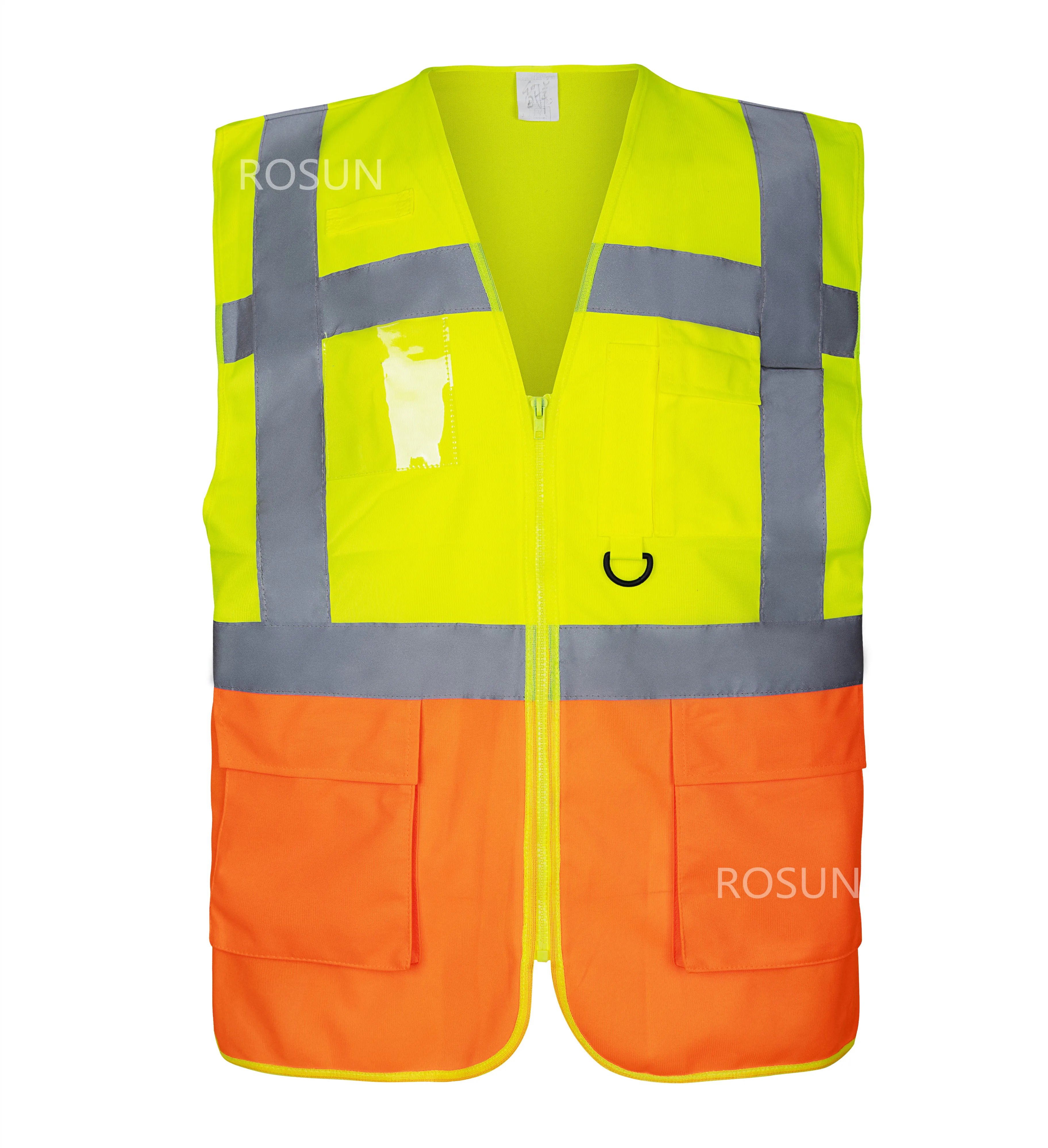 Ce/ansi Certificate Class 2 Reflective High-visibility Id-pocket Road ...