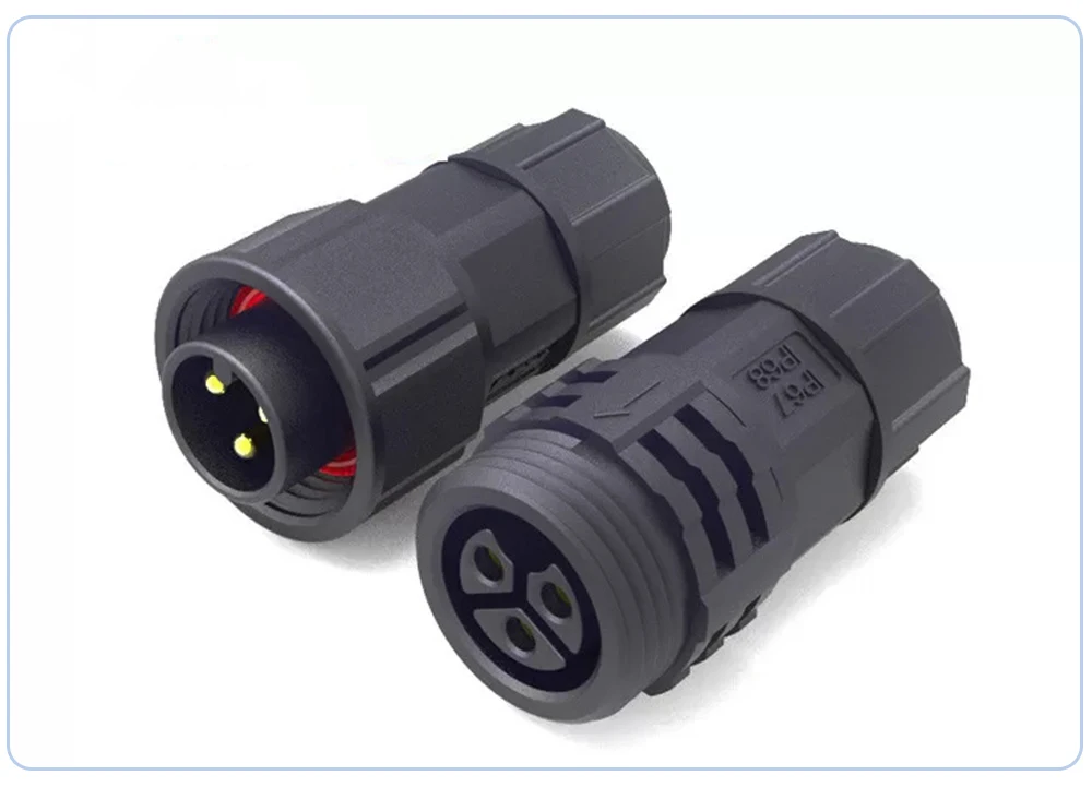 IP67 3 Pin 50A Male Female Plug - Waterproof Electrical Connector