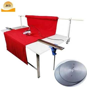 Automatic Electric Straight Knife Fabric Roller Blinder End Cutting ...