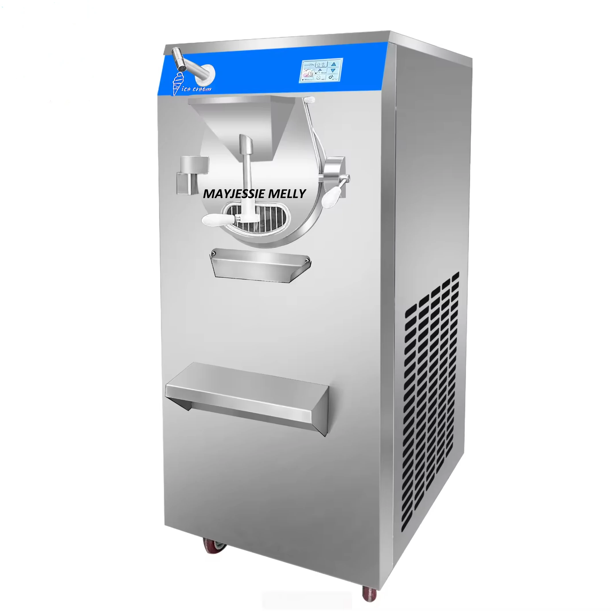 Mini Automatic Hard Serve Ice Machine for Home Coffee Shop for Fruit ...