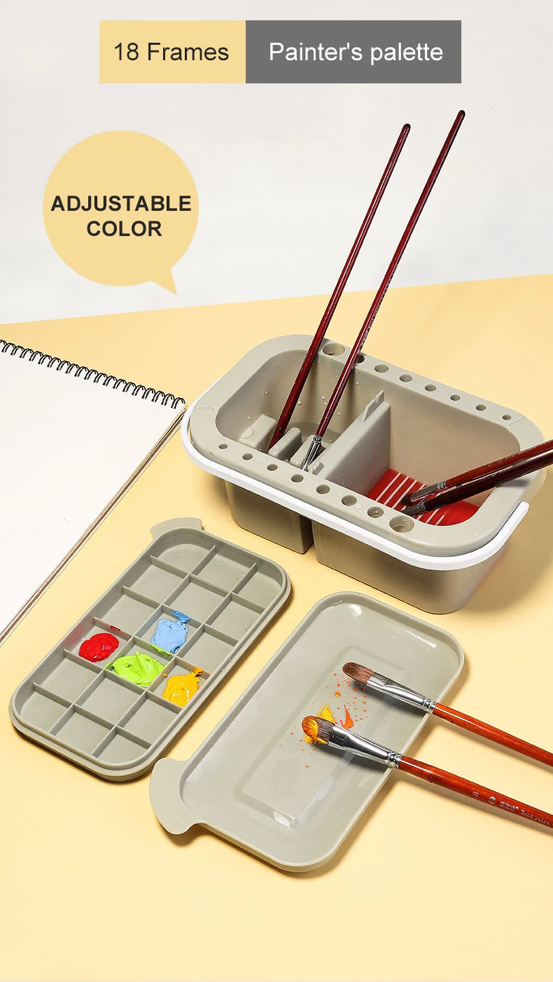 Acrylic Watercolor Oil Painting Paint Brush Cleaner Kit Multifunction ...