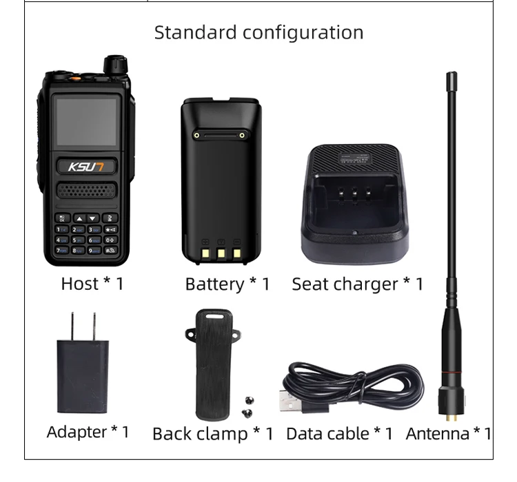 KSUN UV82D MDC Signaling Long Range Two Way Radio Ham Radio