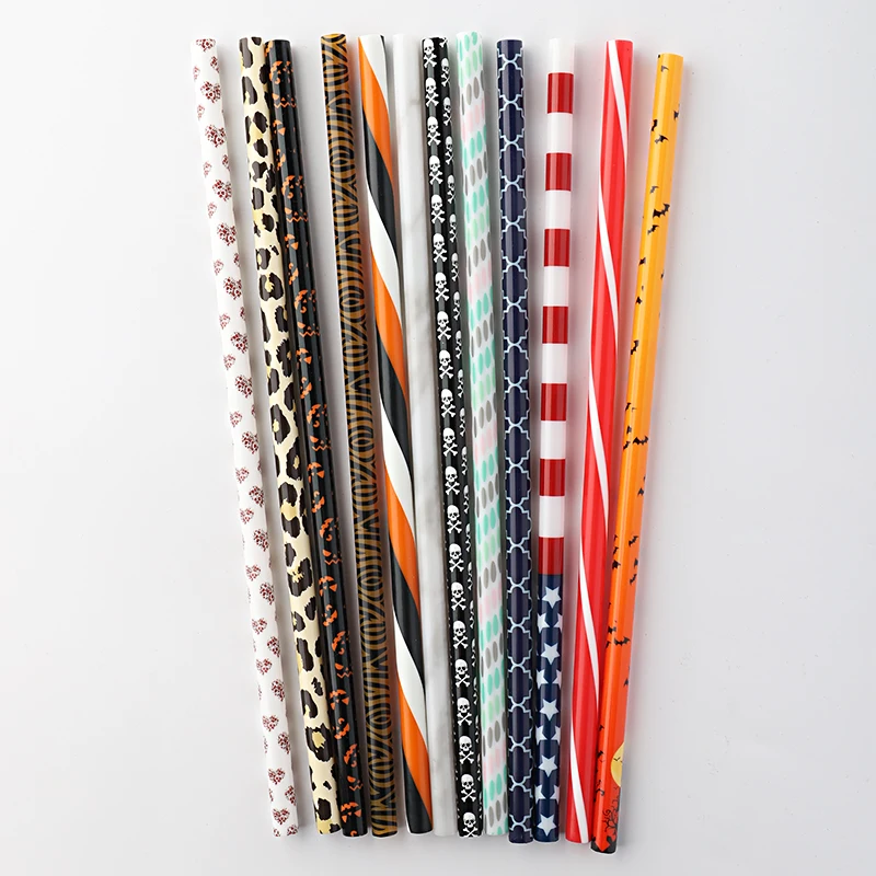 Colorful Custom Portable Popular Unique Printed Straws,Cool Reusable ...
