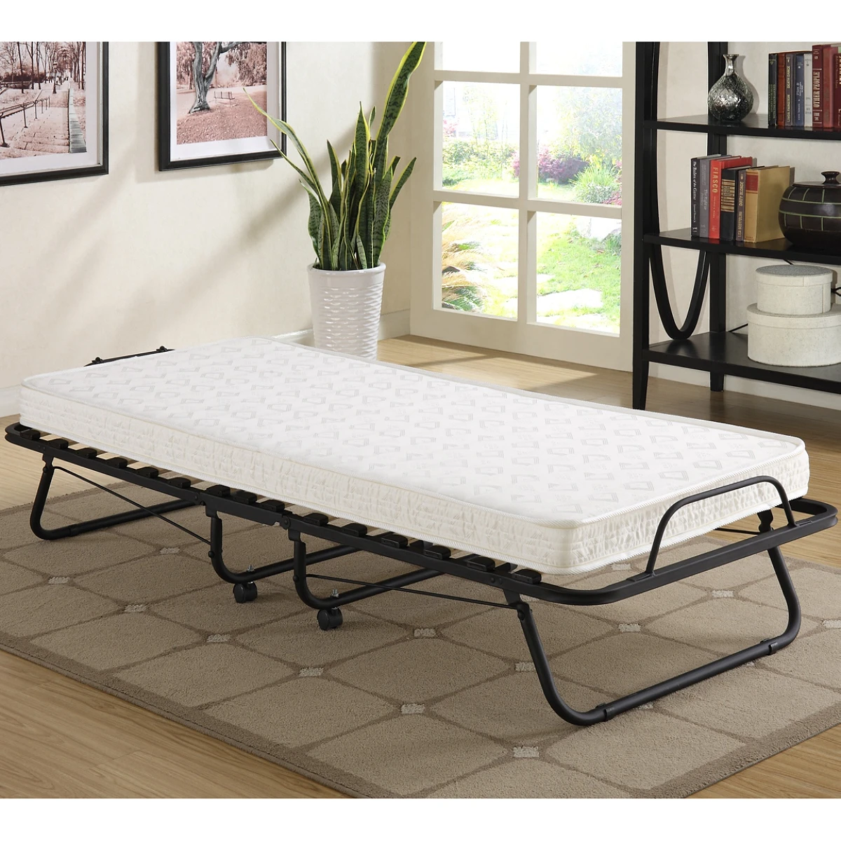 Easy Assmbly Single Portable Guest Folding Bed With Mattress| Alibaba.com
