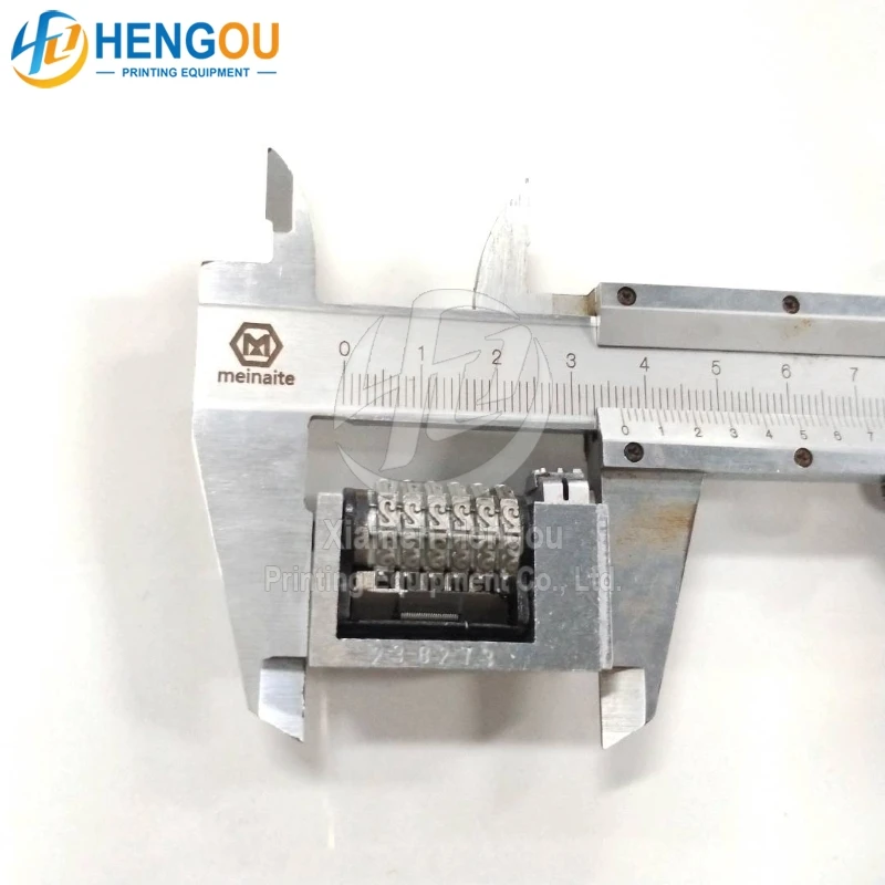 Roman Font Number Coding 4x8 Cicero Printer Platen Printing Machine ...