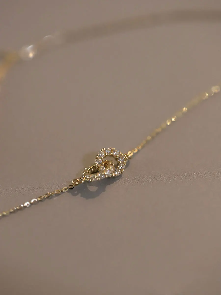 Exquisite 14K Gold Plated S925 Sterling Silver Necklace