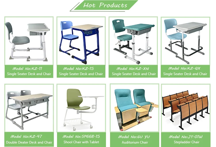Custom Modern Auditorium Lecture Hall Tables and Chairs