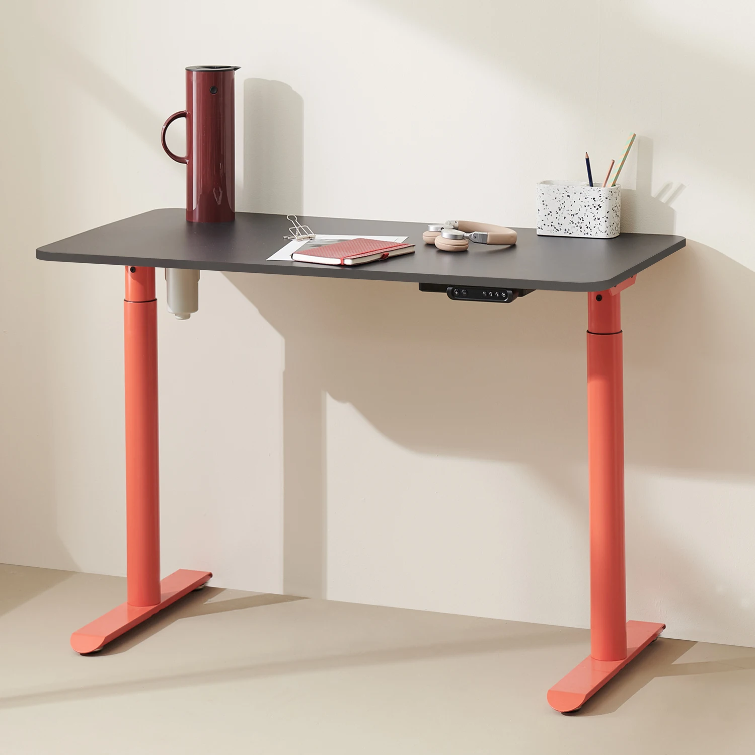 Single Motor Office Electric Adjustable Height Tables
