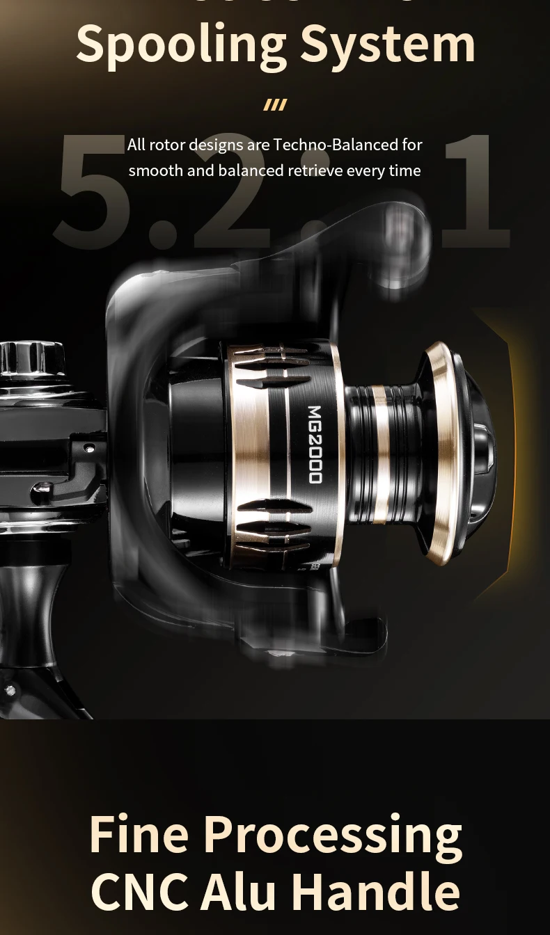 Ryobi Ranmi Mg2000 3000 4000 5000 6000 7000 Spinning Fishing Reel ...