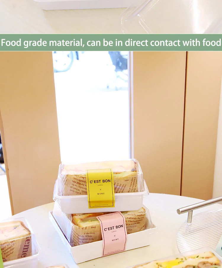 Wholesale Sandwich Packaging Plastic Boxes High Temperature Resistant ...