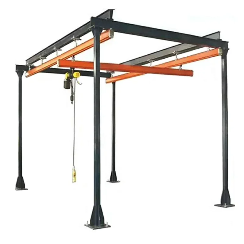 Light Weight Simple Structure 500 Kg 1000 Kg Kbk Single Rail Overhead Crane Self-supporting ...
