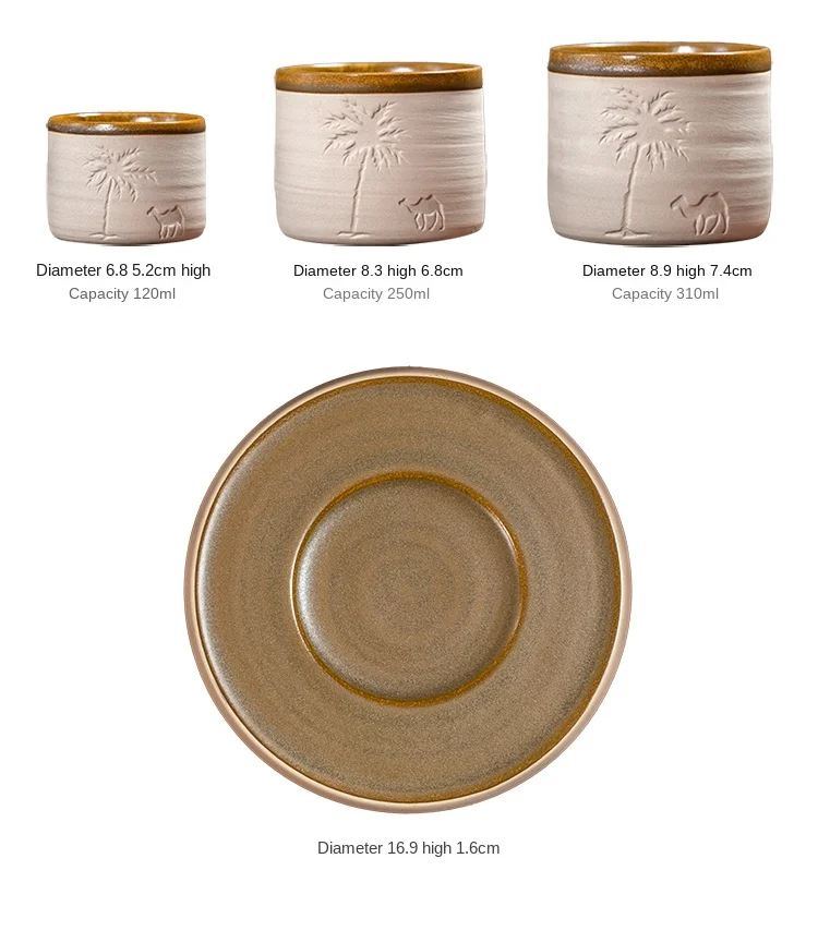 Creative Coffee Mugs - Oman Arab Emirates Kuwait Text Stoneware