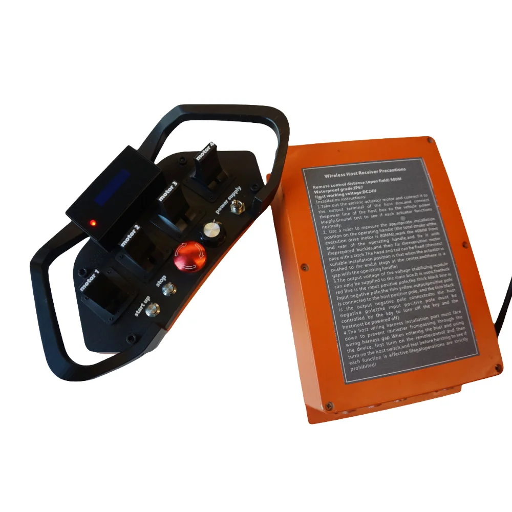 4 Joystick Lever Clutch Telescopic Motor Proportional Radio Remote ...