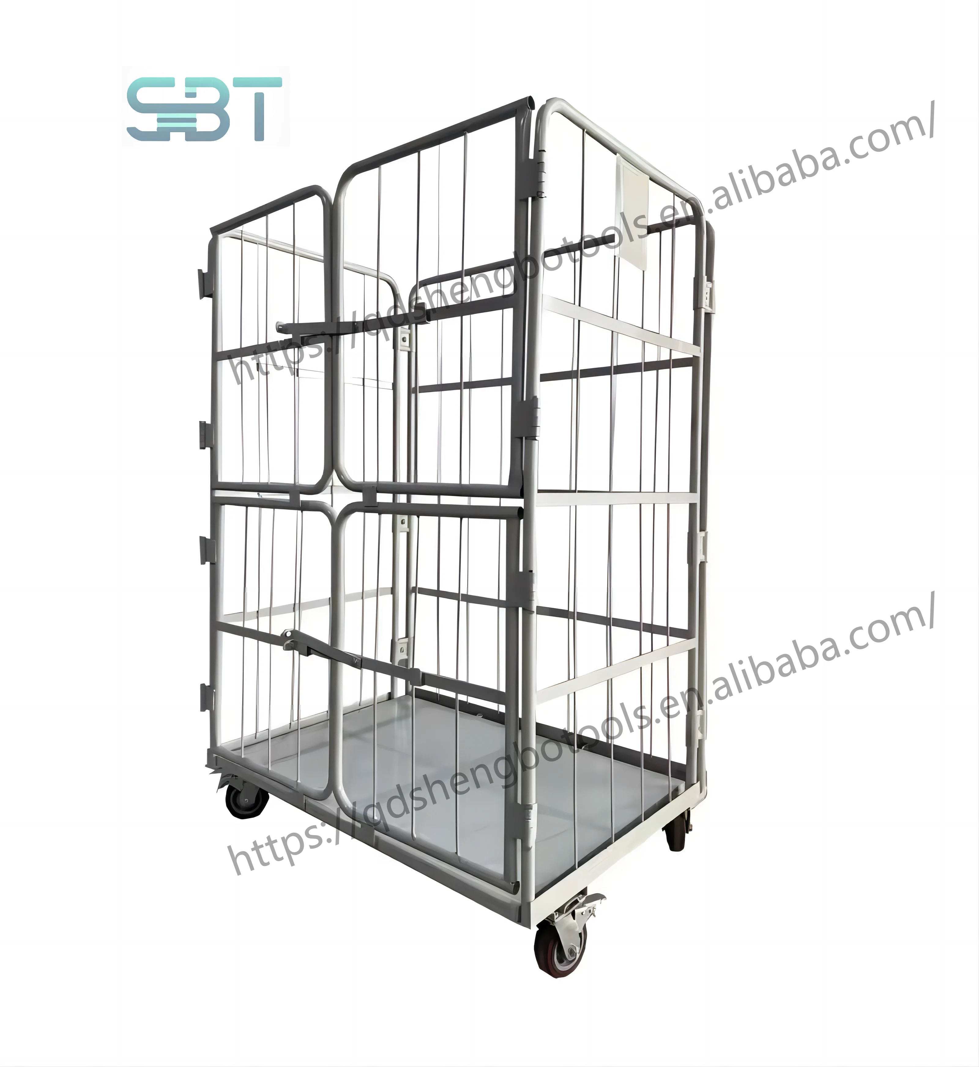 Logistic Material Handling Steel Roller Cart Trolley New Condition ...