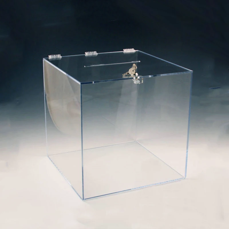 Clear Ballot Boxes - Secure and Durable Acrylic Solutions