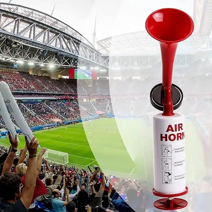 Custom Made Hand Pump Plastic Football Fan Air Horn