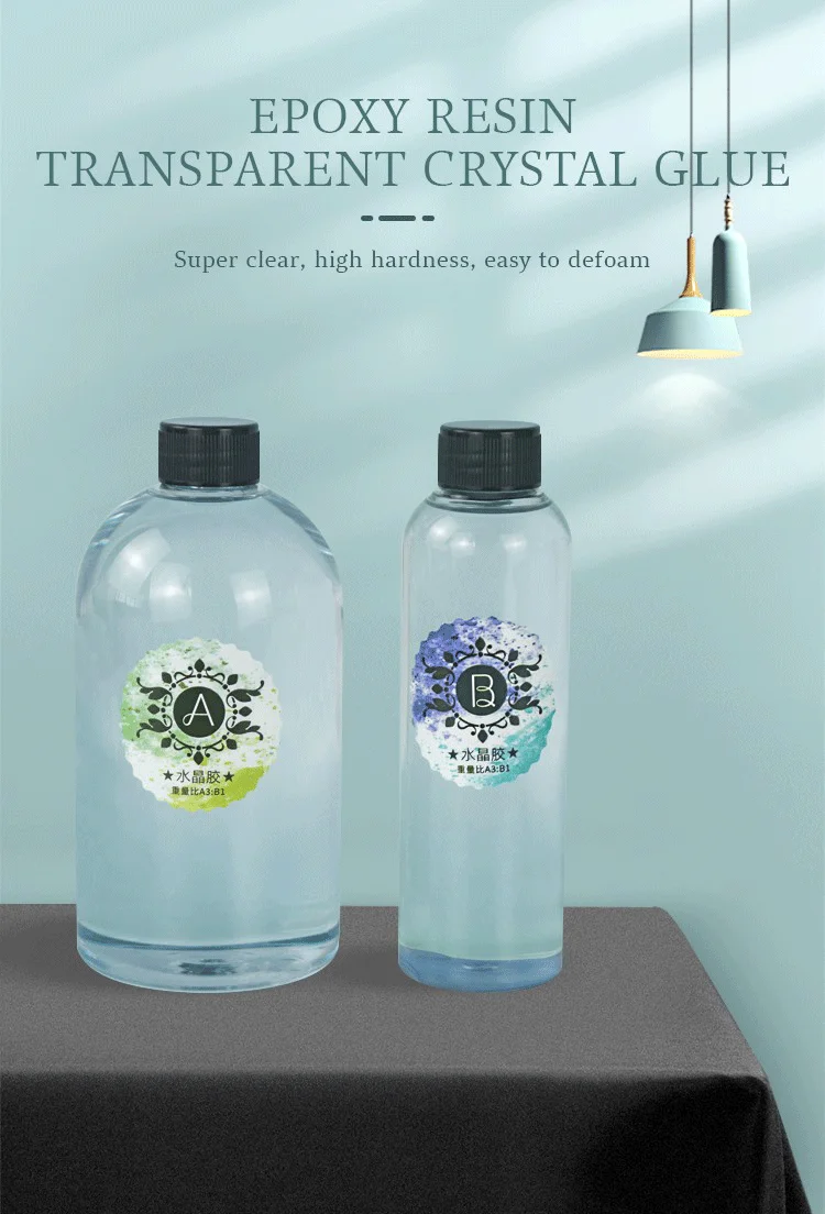 Best Quality 400g Pack 3:1 High Transparent Liquid Ab Gom Hard Glue ...