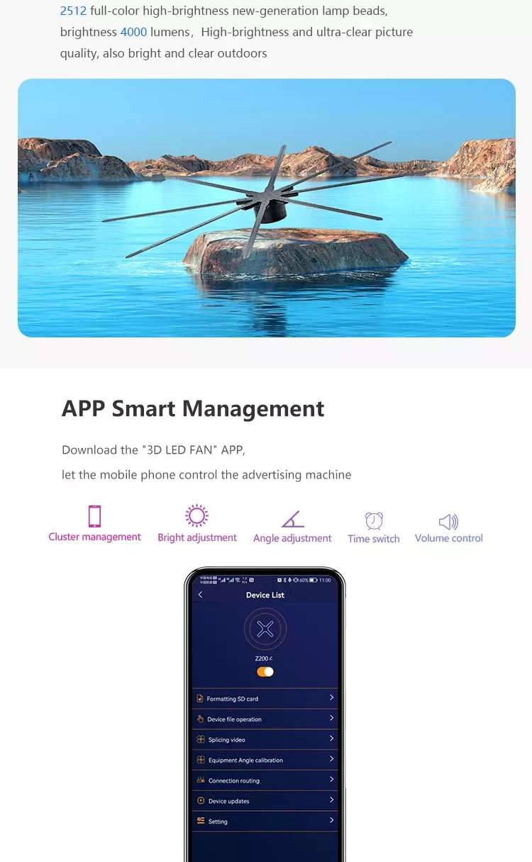 180cm Hologram Advertising Display Led Fan Manufacturers, Suppliers ...