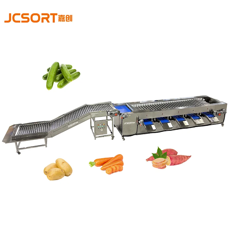 Jc Sort Cucumber Roller Grading Machine | Durable Stainless Steel Size ...