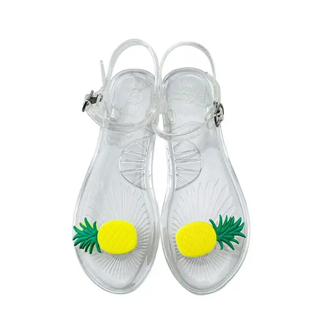 Transparent Crystal Sandals - Stylish & Non-Slip Shoes