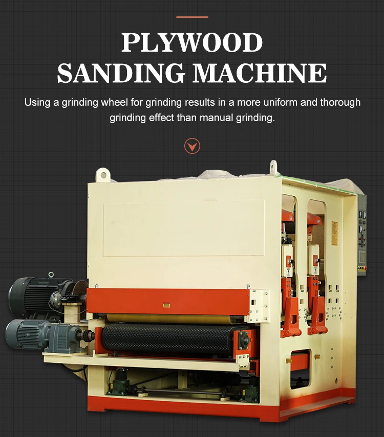Veneer Plywood Brush Sanding Machine Disc And Long Roller Profile ...