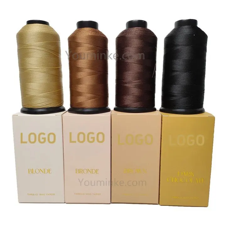 Bonded Nylon Pro Thread for Hair Extensions - Durable & Versatile