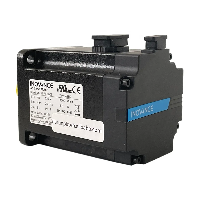 Inovance servo motor MS1-R Series MS1H1-20B30CB-A331Z-S 200W 3000RPM ...