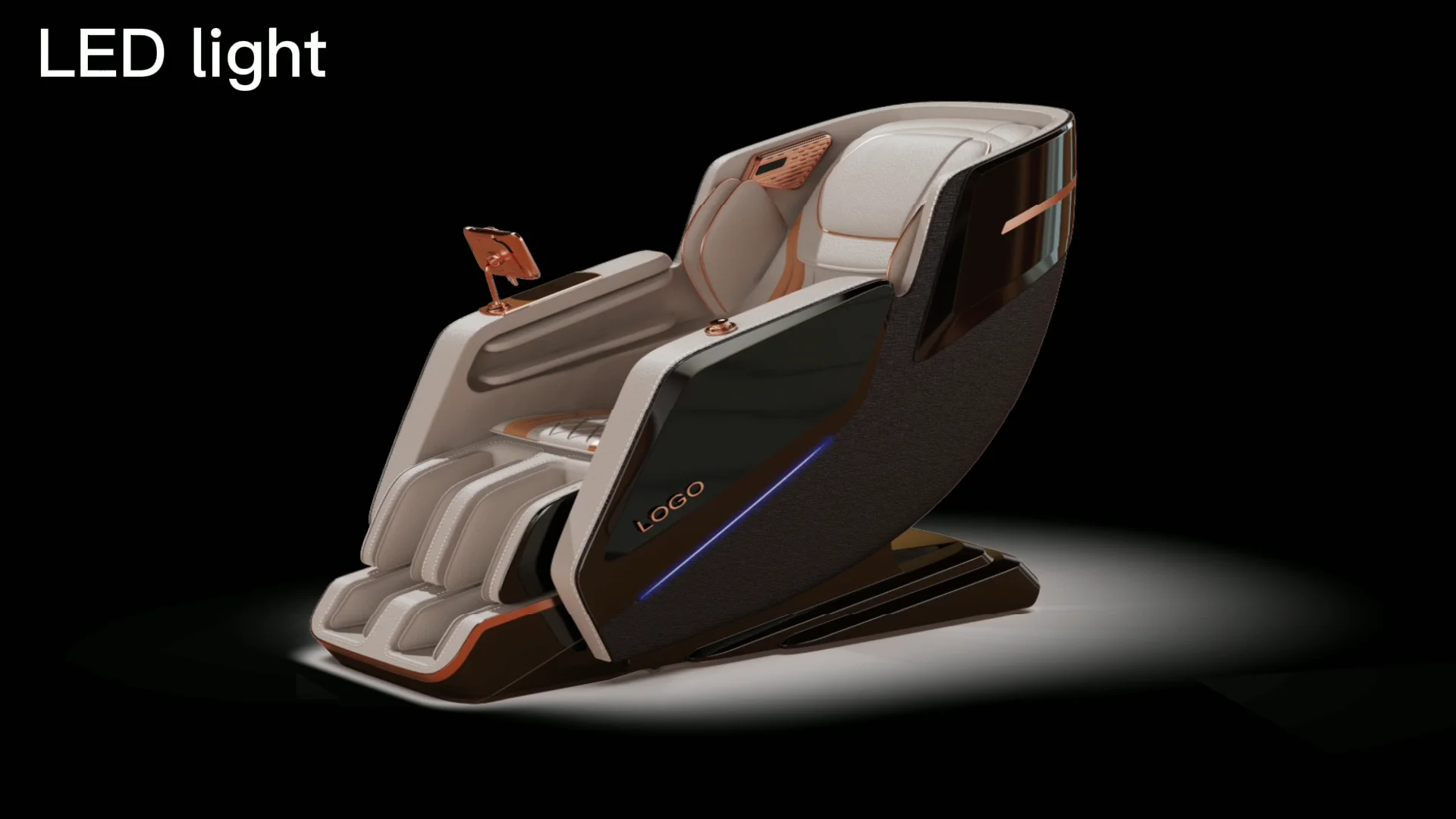 Smart Air Squeezing Reclining Heated Full Body Massage Chair With ...