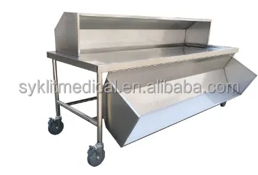 Funeral Corpse Transport Trolley Morgue Stretcher Mortuary Trolley With ...