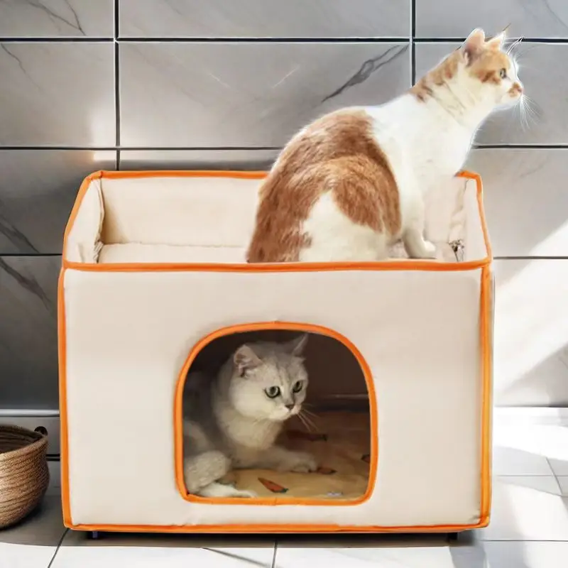 Modern Pet House Bed Cat Box For Truck With Window Scratch Box Board ...